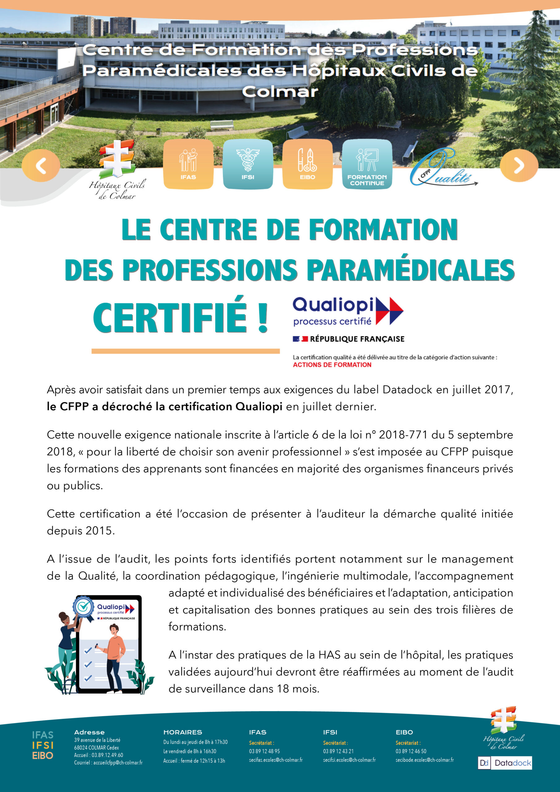 Certification du CFPP - Cfpp Colmar
